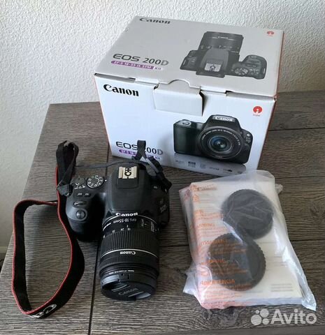Canon Eos 200d kit 18-55mm купить в Санкт-Петербурге | Электроника | Авито