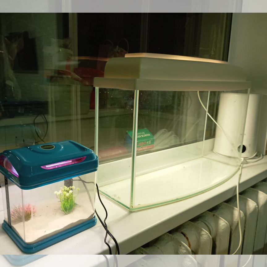 Аквариум 4, 40 и 70 литров