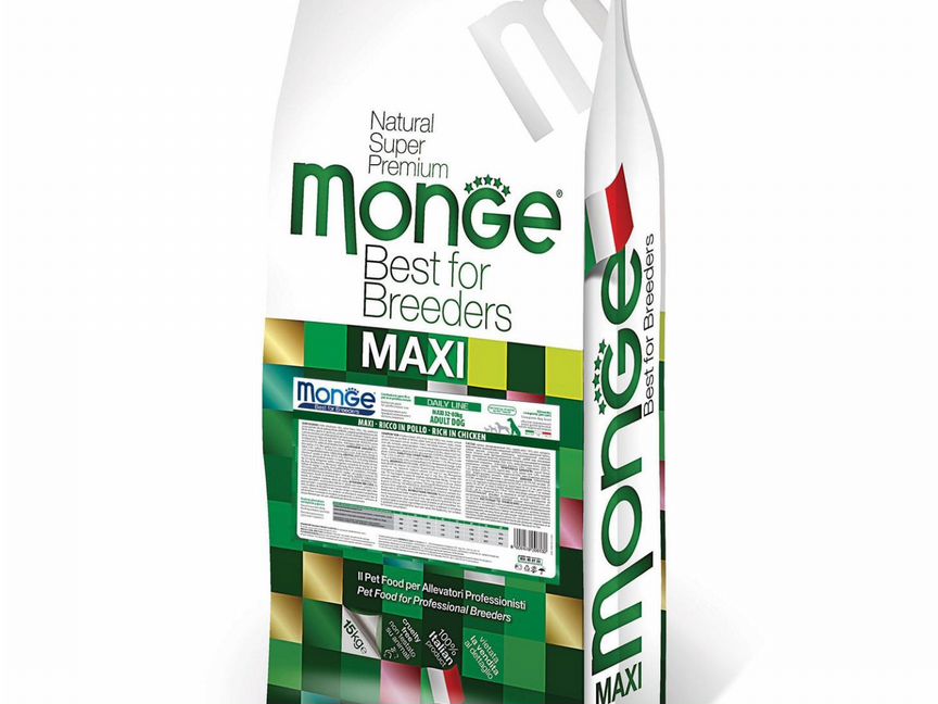 Корм для, собак Монж Monge maxi