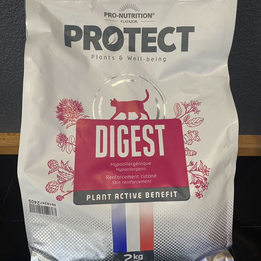 Корм Protect Digest сухой лечебный для кошек, 2кг