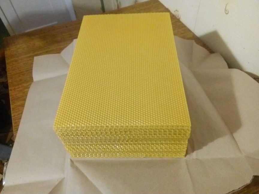 Воск/вощина для пчеловодства. цветная вощина,для р