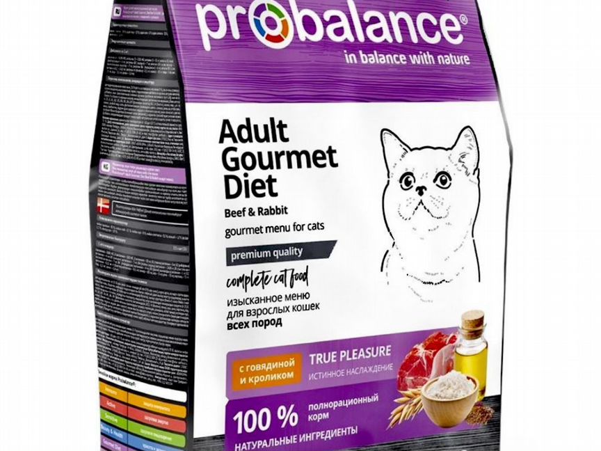 Сухой корм для кошек ProBalance Gourmet Diet