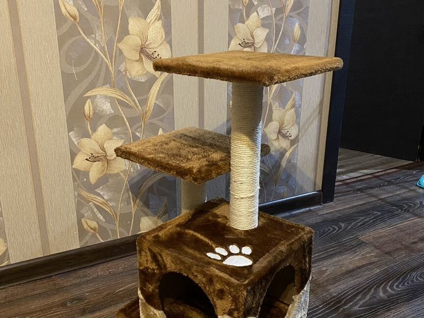 Когтеточка-домик для кошки