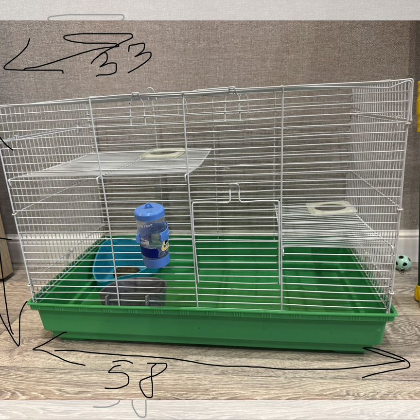 Клетка для грызунов 41*33*58