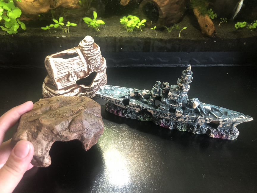 Декорации для аквариума