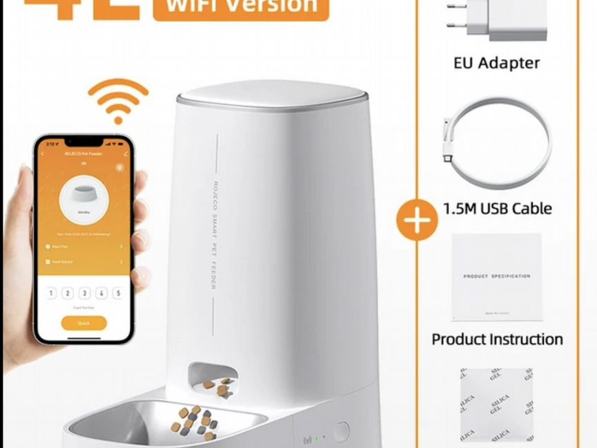 Умная кормушка для животных Xiaomi Rojeco 4L
