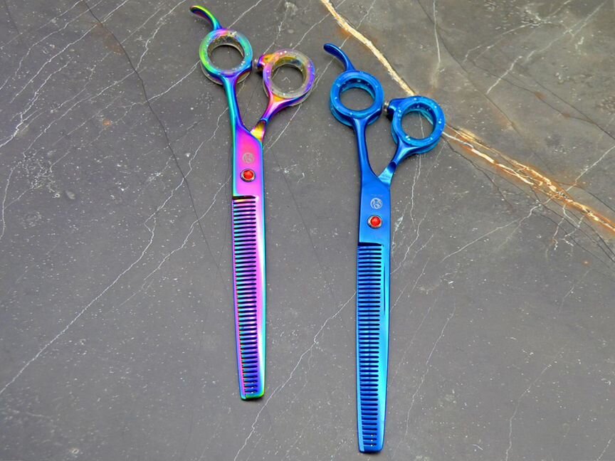 Ножницы филировочные 7.5 Purple Dragon №5688