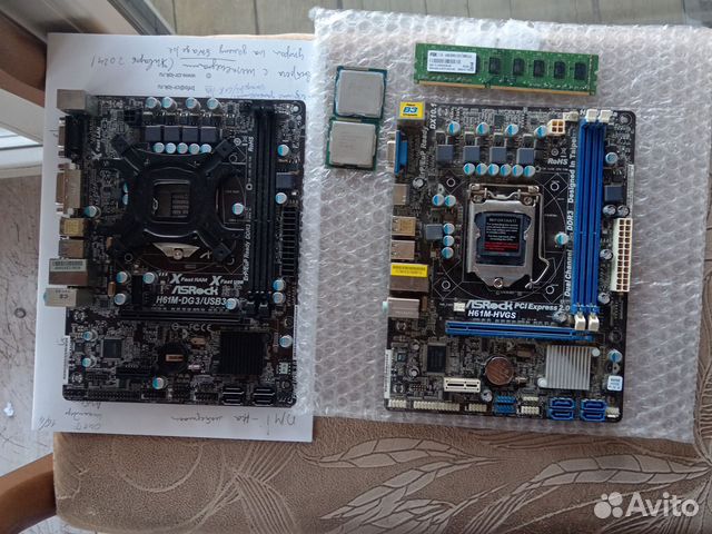 Материнская плата H61M - hvgs не работает PCI порт купить в Хабаровске ...