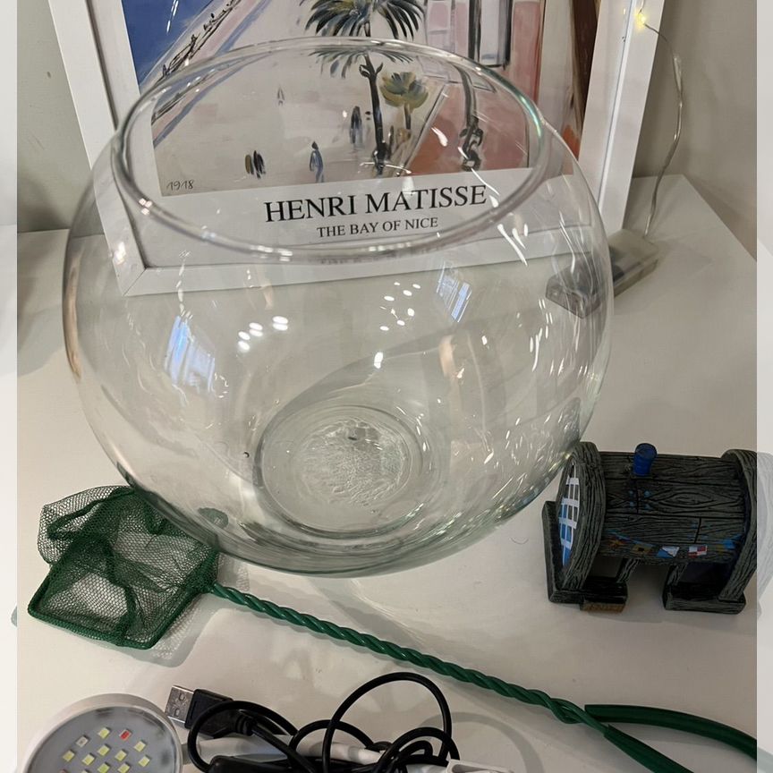 Аквариум круглый 10 литров