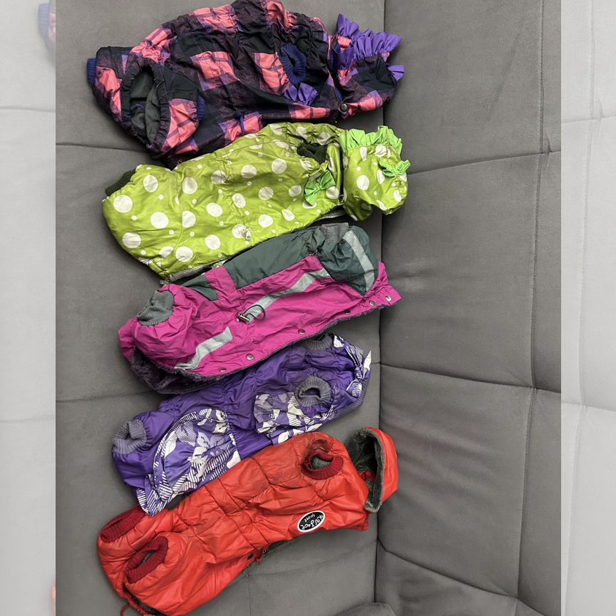 Отдам б/у комбинезоны для таксы