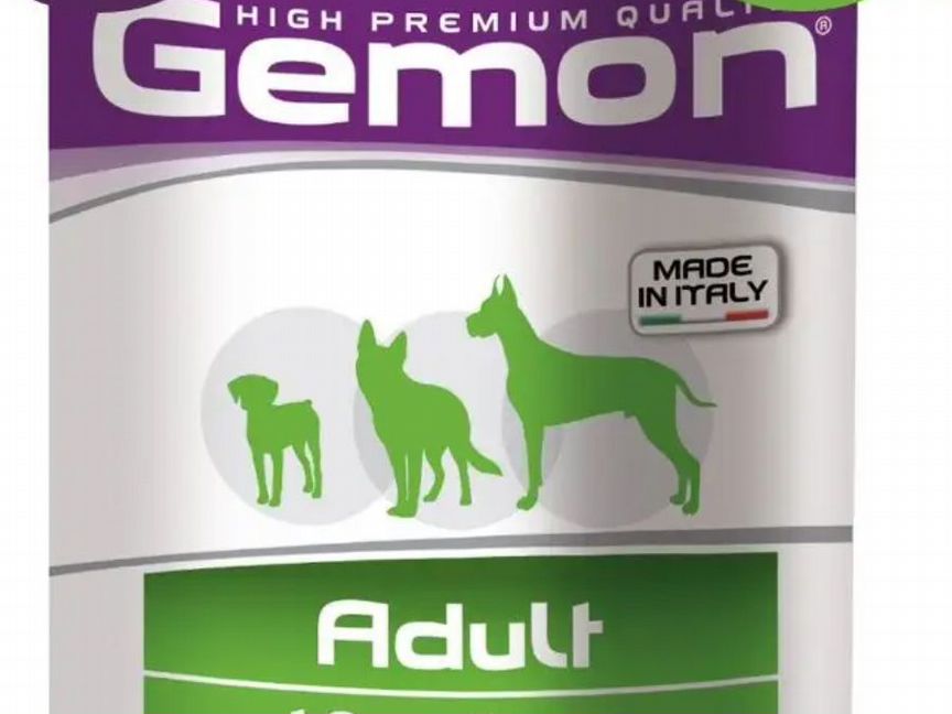 Genom/ Monge Влажный корм для собак паштет 400 г