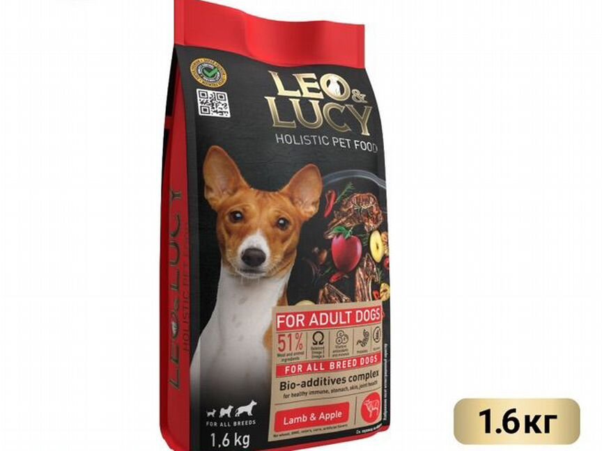 Leo&Lucy Сухой холистик корм для собак