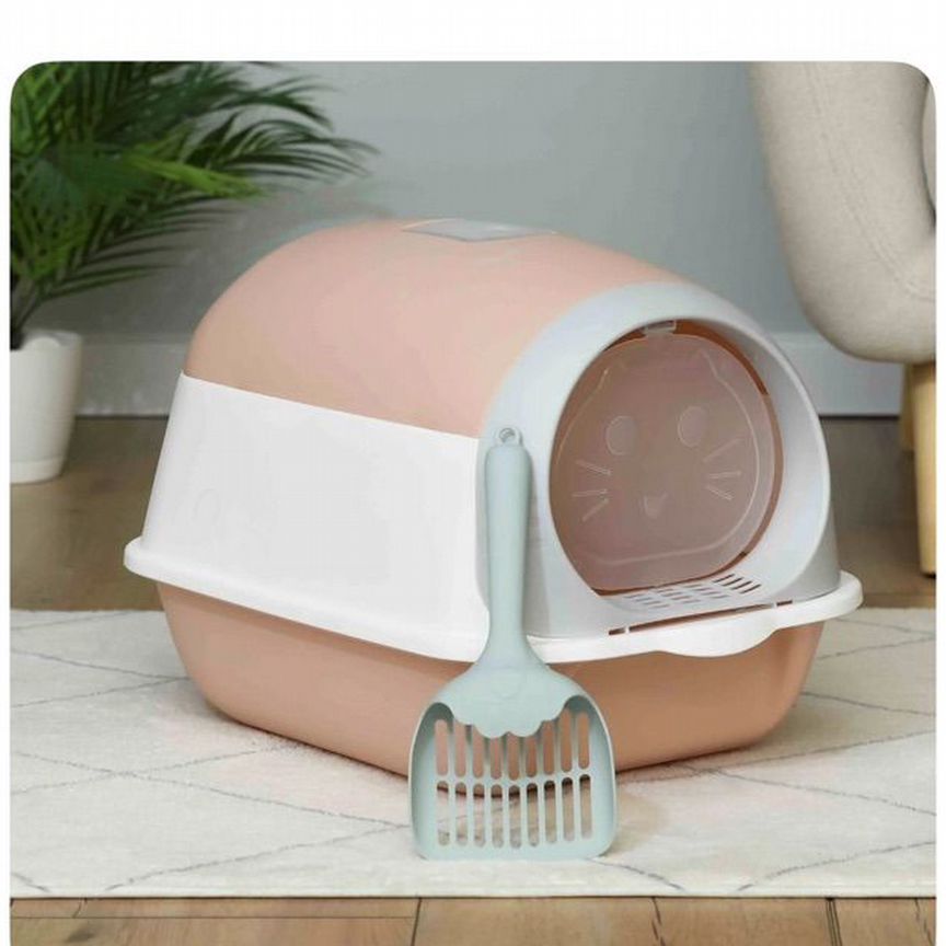 Закрытый лоток для кошек новый