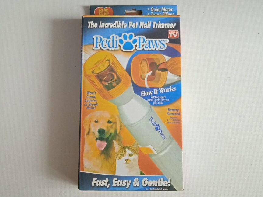 Электрическая когтеточка триммер для кошек и собак