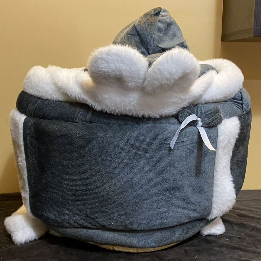 Сумка-переноска для котов и небольших собак зимняя