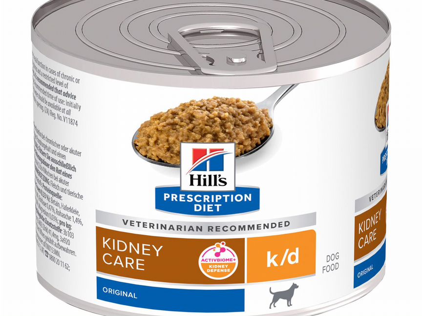 Hill's вет.консервы для собак K/D лечение заболева