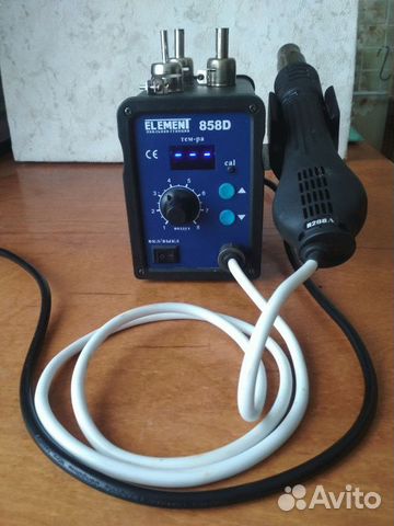 Воздушная паяльная станция Element 858D купить в Таганроге | Товары для ...