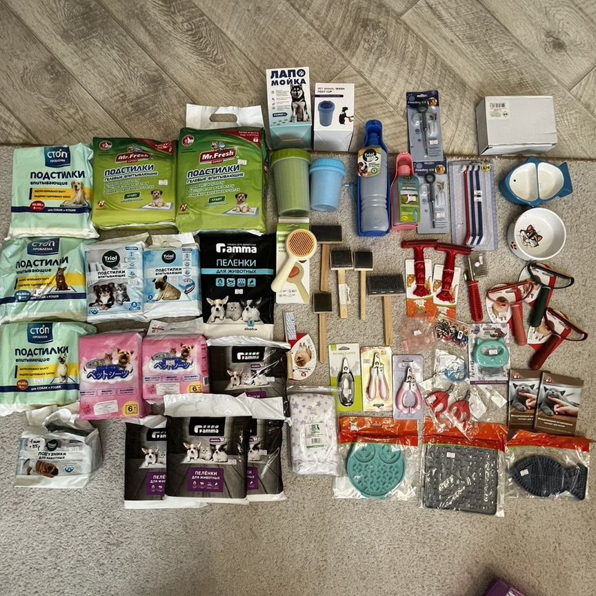 Товары для животных, пеленки, пуходерки