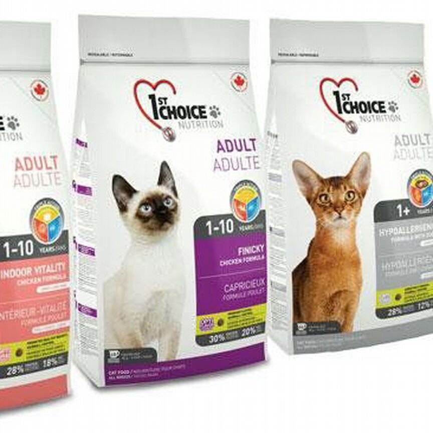 Корм 1st choice, Pronature, clan, prime, inaba