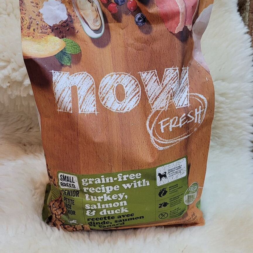 Корм для собак now fresh 2.72 беззерновой