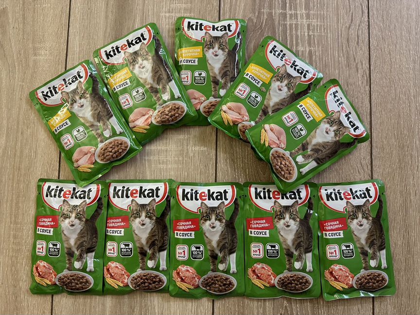 Кошачий корм kitekat