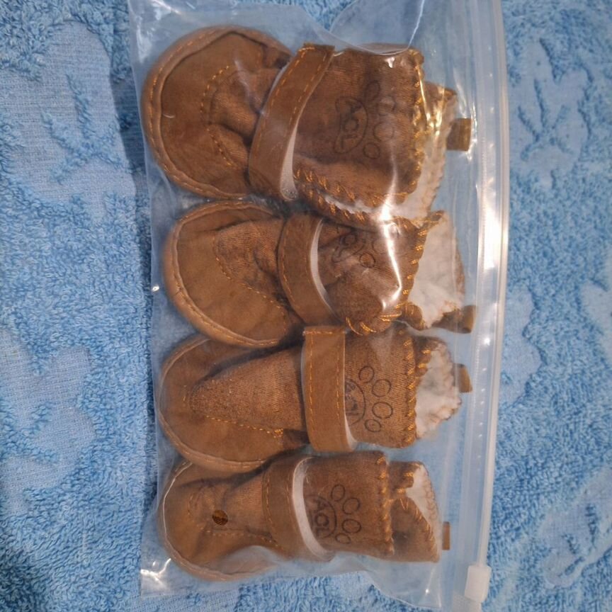 Ботинки зимние для собак