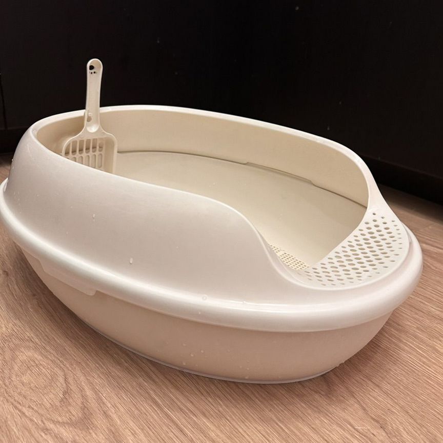 Лоток для кошек большой с сеткой