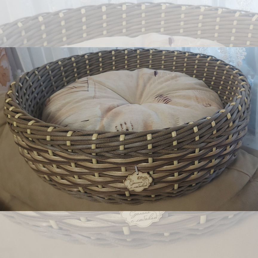 Лежанки для животных из экоротанга
