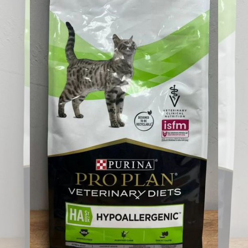 Pro Plan Hypoallergenic для кошек 1,3 кг брак