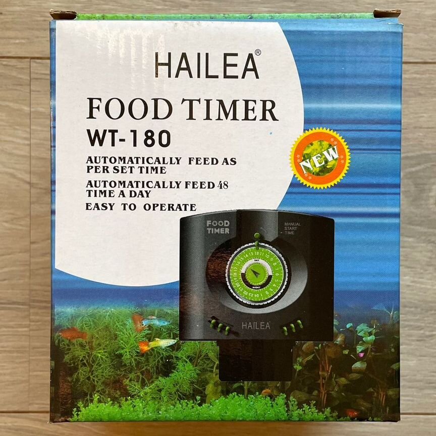Автоматическая кормушка для аквариума Hailea WT-18