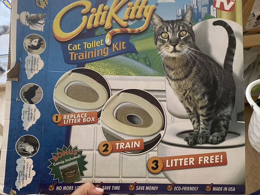 Система приучения кошек к унитазу