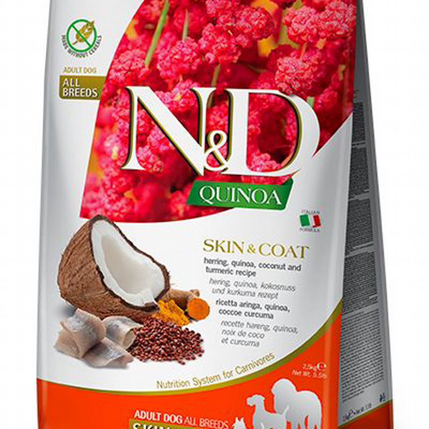 Farmina N&D Quinoa skin & coat herring 7 кг