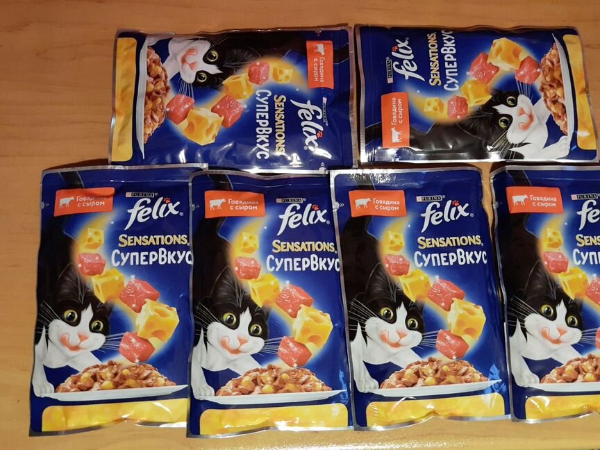 Корм Felix Sensations для кошек, ассорти + супчик