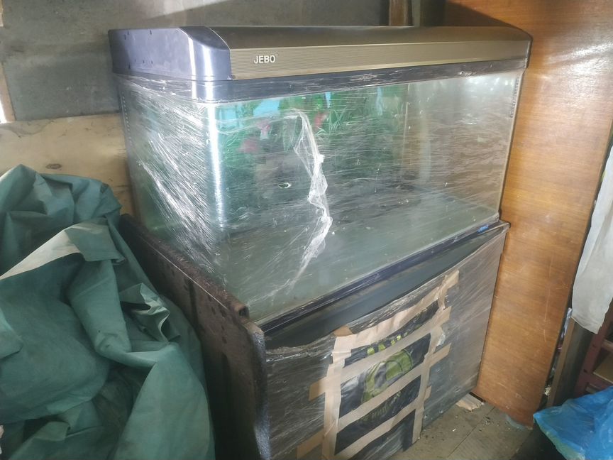 Аквариум jebo 220л с подсветкой и тумбой -подстав