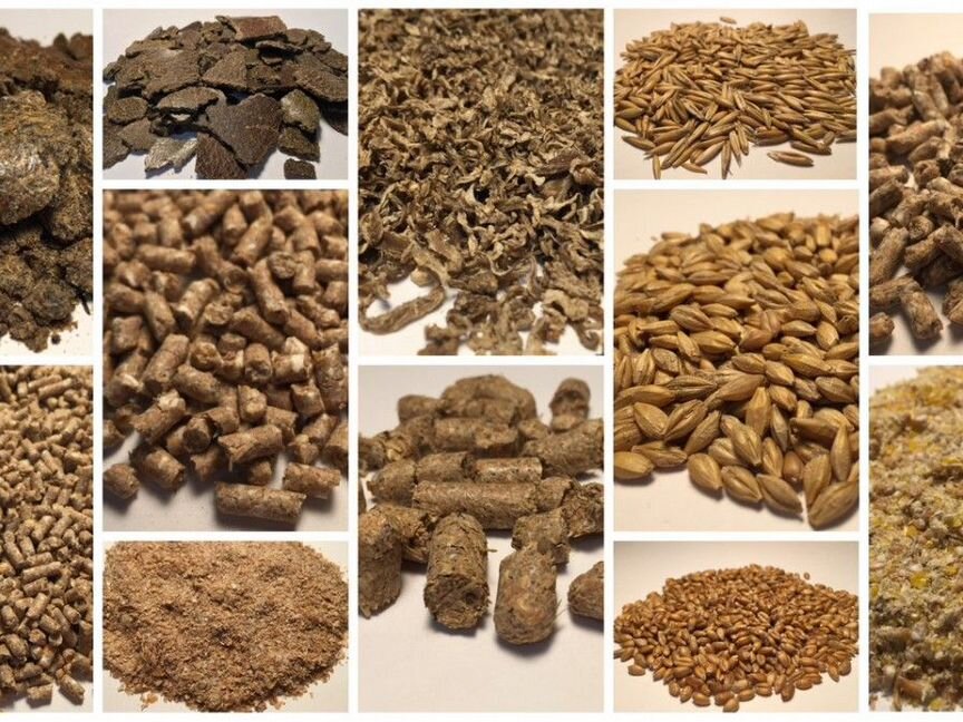 Комбикорма, зерно, товары для животных