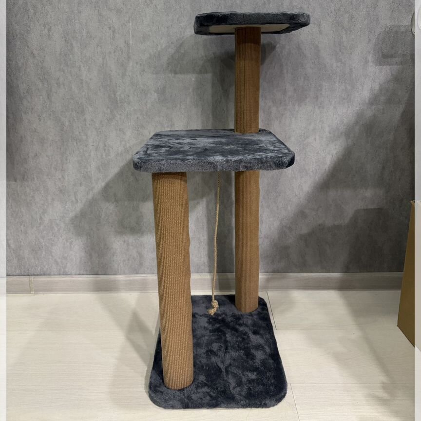 Когтеточка для кошек с лежанкой