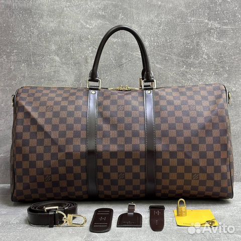 Мужская кожаная сумка louis vuitton дорожная люкс купить в Москве с ...