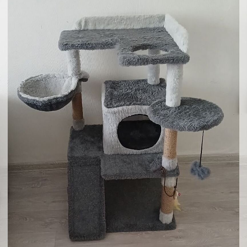 Домик для кошки, когтеточка