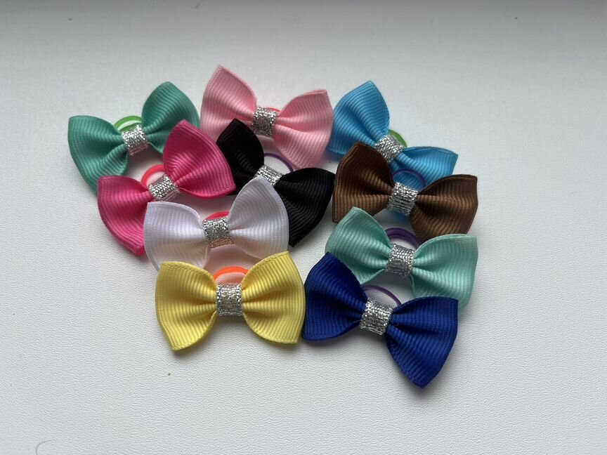 Бантики для собак ручной работы