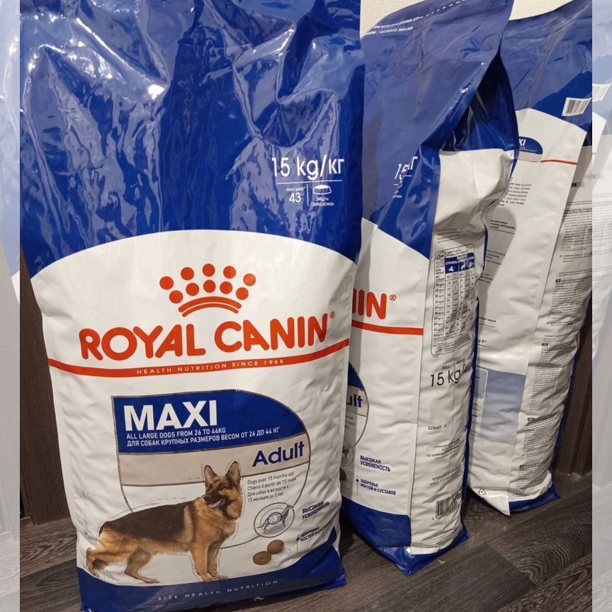 Корм для собак royal canin maxi adult