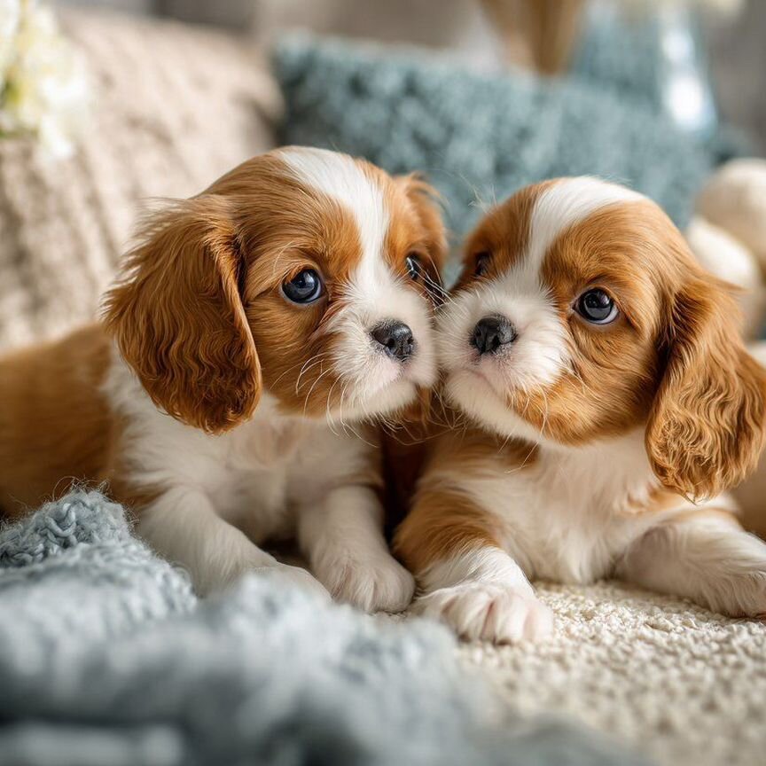 Кавалер кинг-чарльз-спаниель, щенок