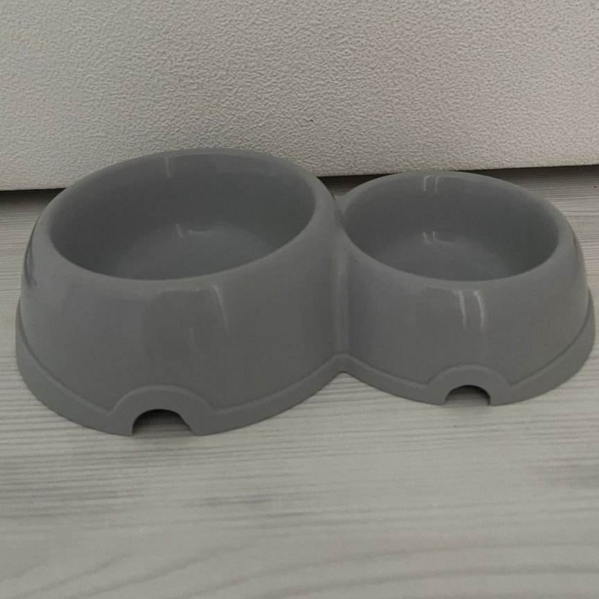 Миска для животных двойная