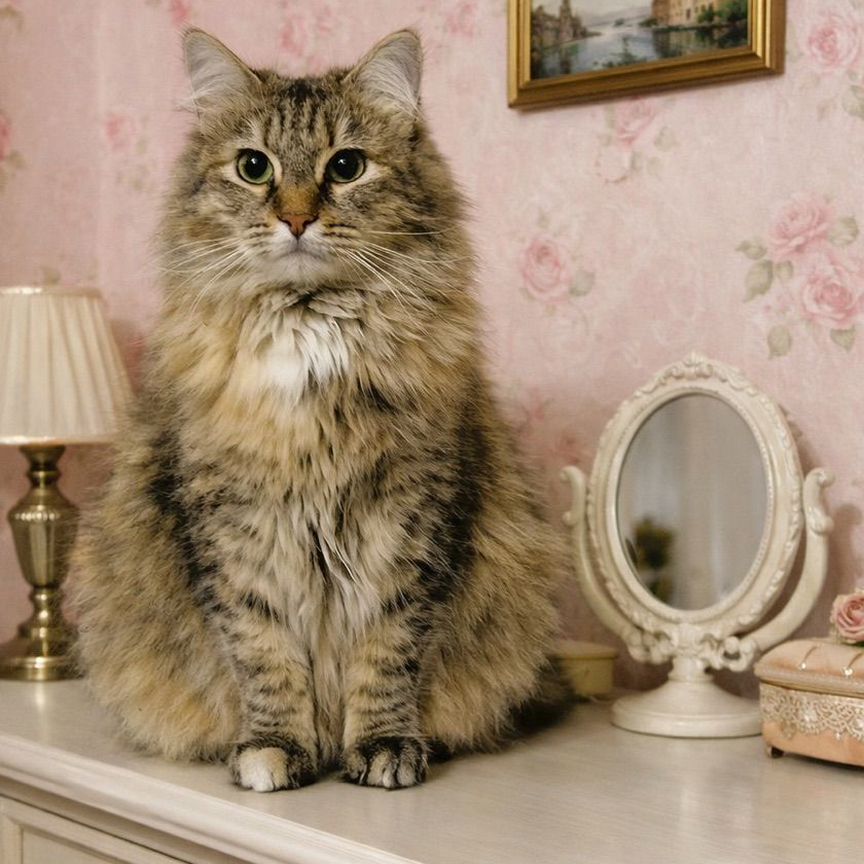 Сибирская, взрослая кошка