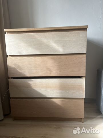 Комод IKEA мальм 4 ящика купить в Москве | Товары для дома и дачи | Авито