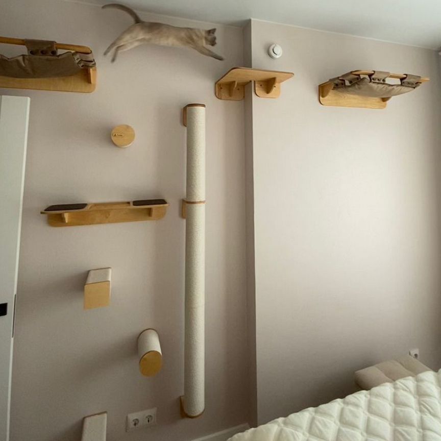 Настенный игровой комплекс для кошек