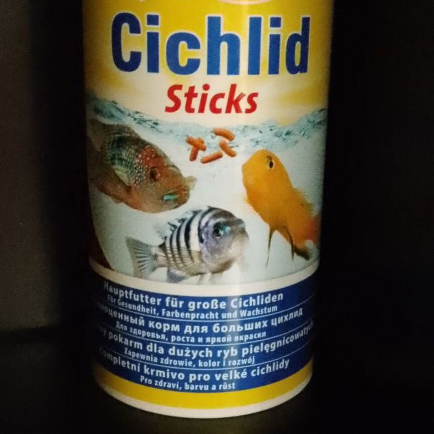 Корм для рыб tetra cichlid sticks 1000ml