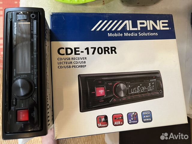 Магнитола alpine cde-170r купить в Ступино | Авито