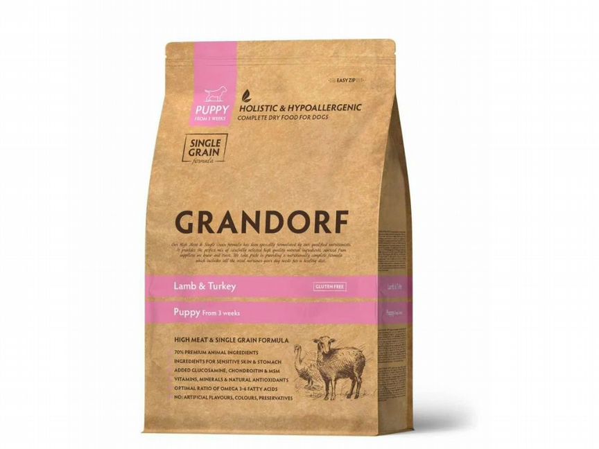 Сухой корм для щенков Grandorf