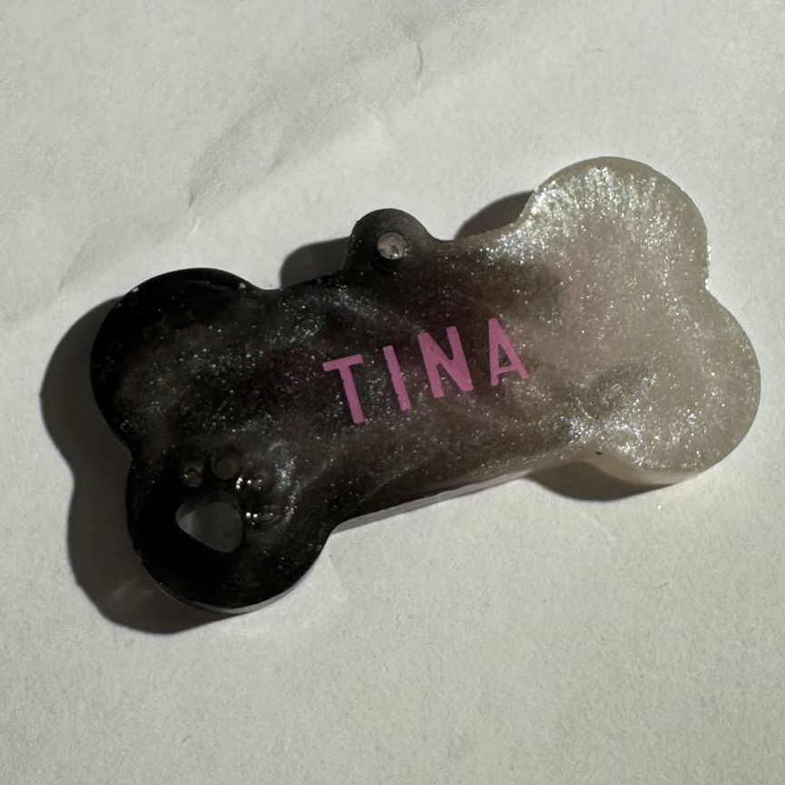 Адресники для собак и кошек из эпоксидной смолы