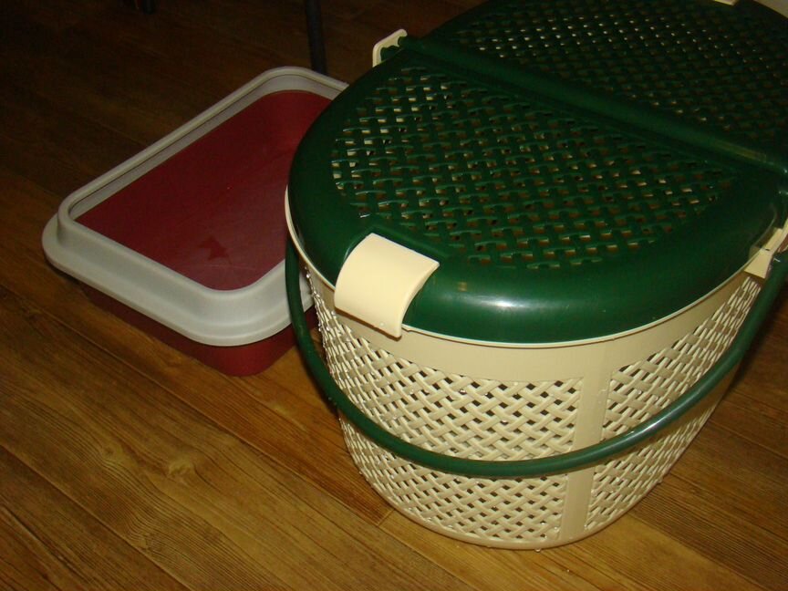 Корзина-переноска и лоток